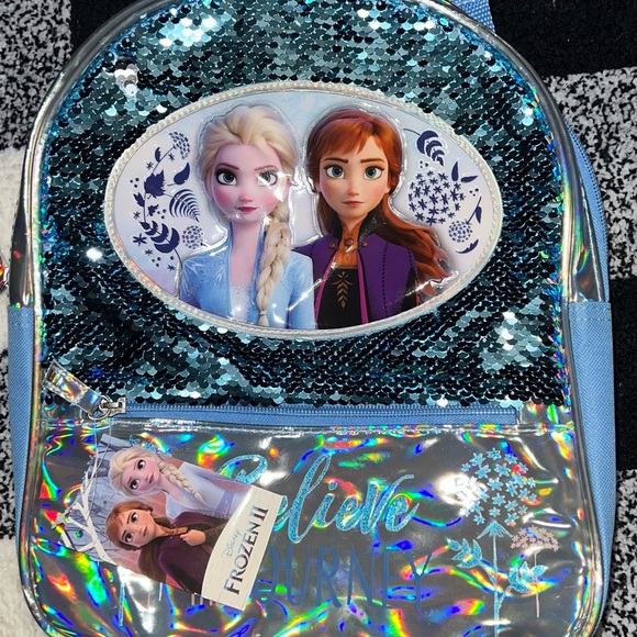 Disney | Bags | Disney Frozen 2 Elsa Anna Backpack Iridescent Nwt ...
